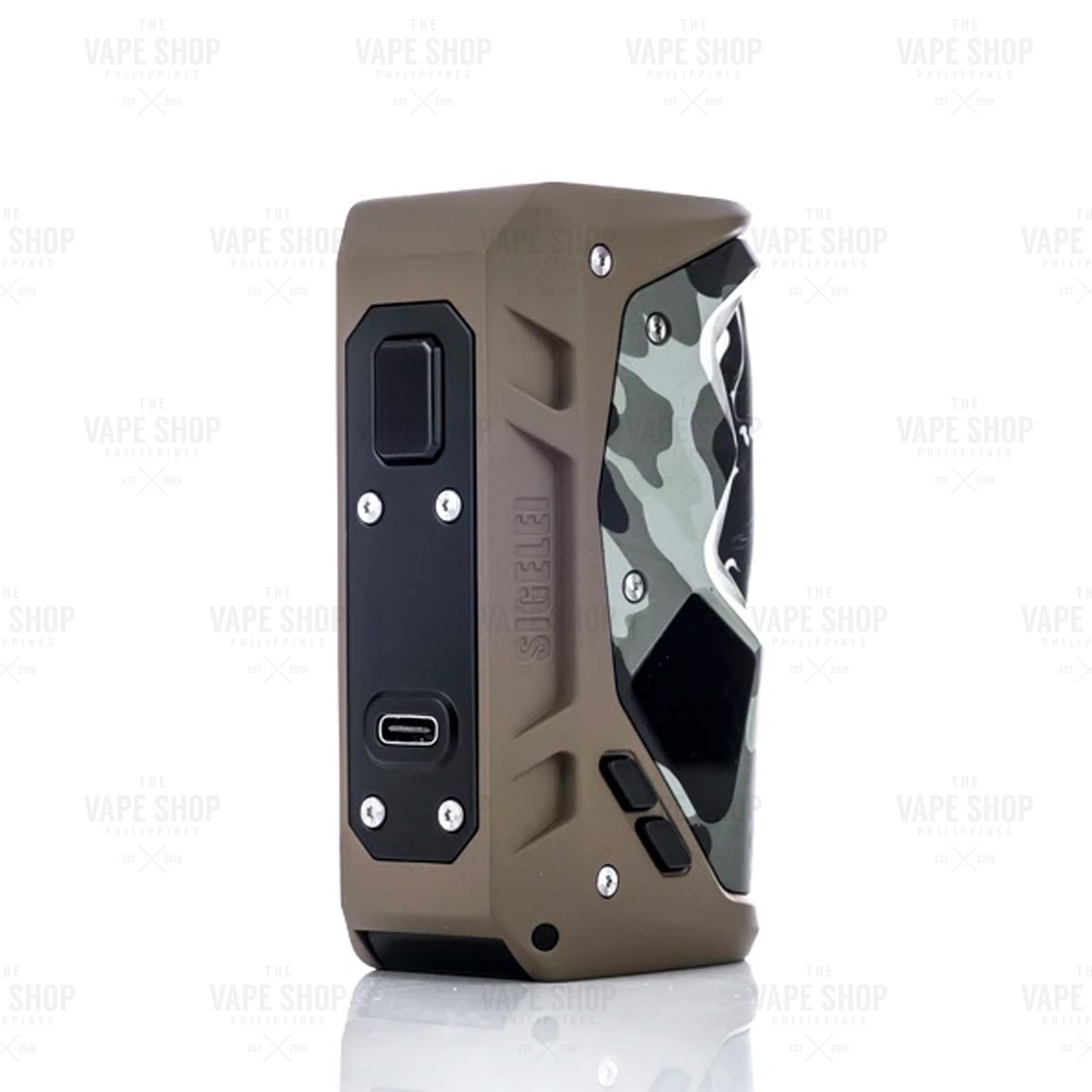 Sigelei Humvee 215W Mod - Camouflage Khaki - The Vape Shop Philippines